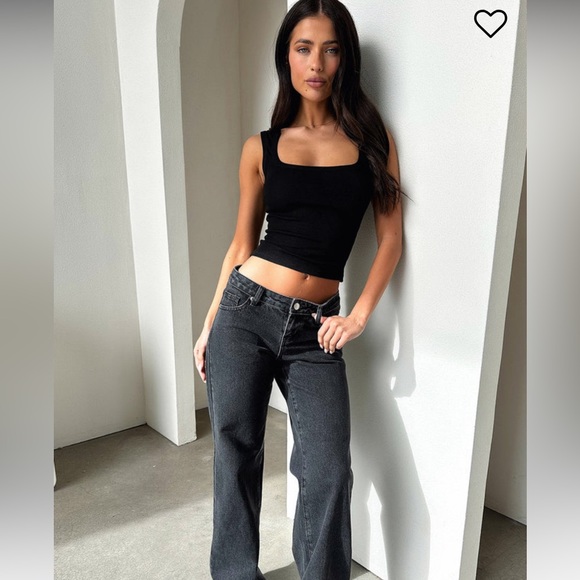 Princess Polly | Jeans | Princess Polly Low Rise Semi Baggy Jeans ...